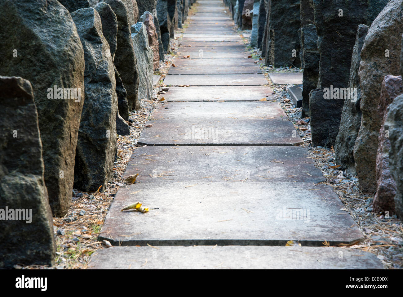 Stone passage between rocks Stock Photo - Alamy