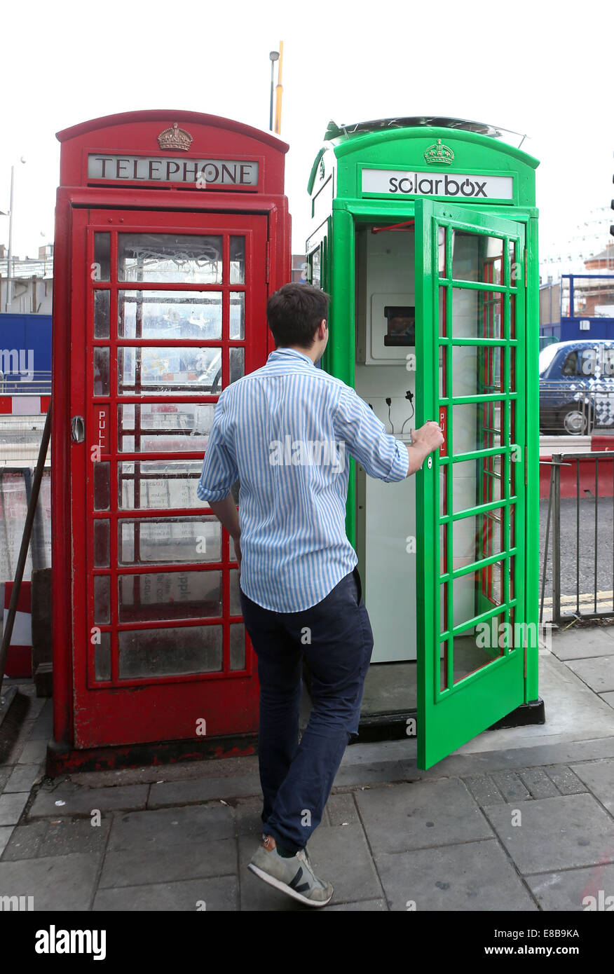 Solar powered telephone hi-res stock photography and images - Alamy
