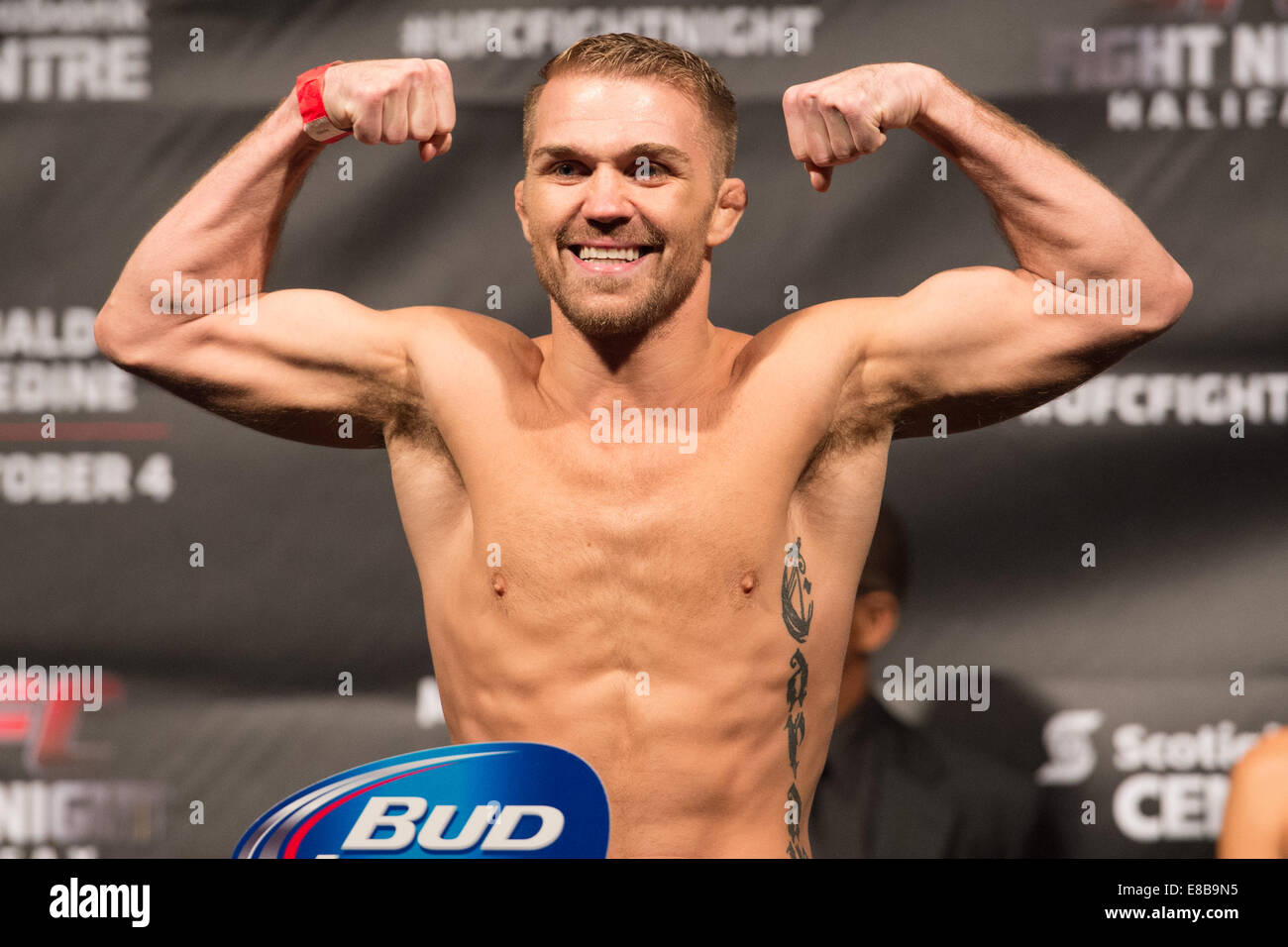 Halifax, Nova Scotia, Canada. 3rd Oct, 2014. Bantamweight BRYAN CARAWAY ...