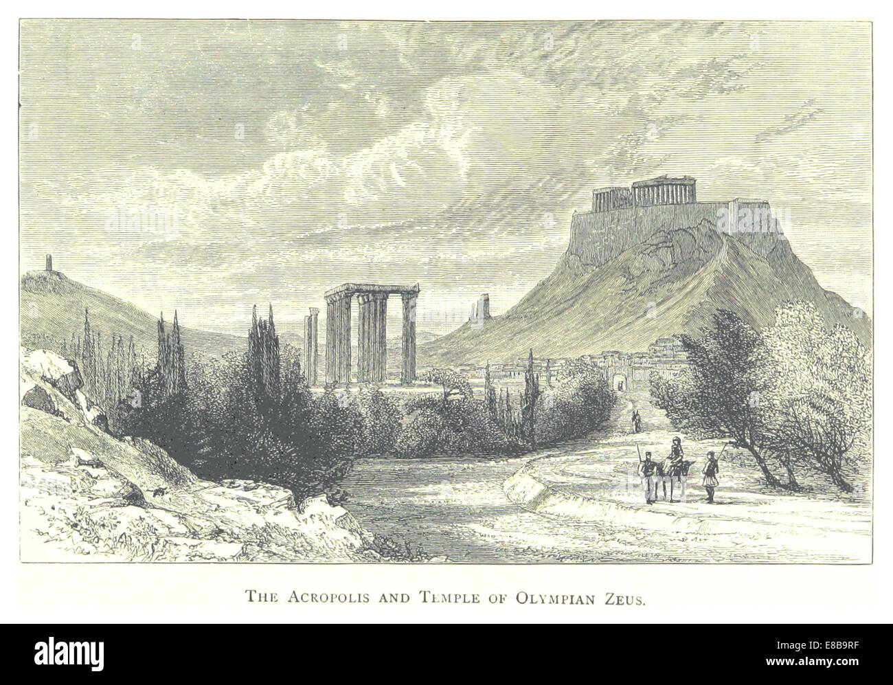 Acropolis of athens temples Cut Out Stock Images & Pictures - Alamy