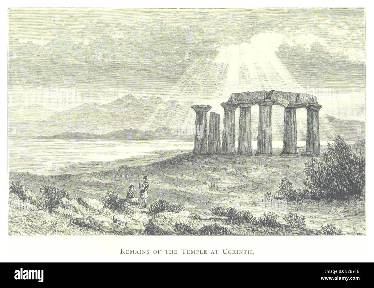 Ancient corinth map hi-res stock photography and images - Alamy