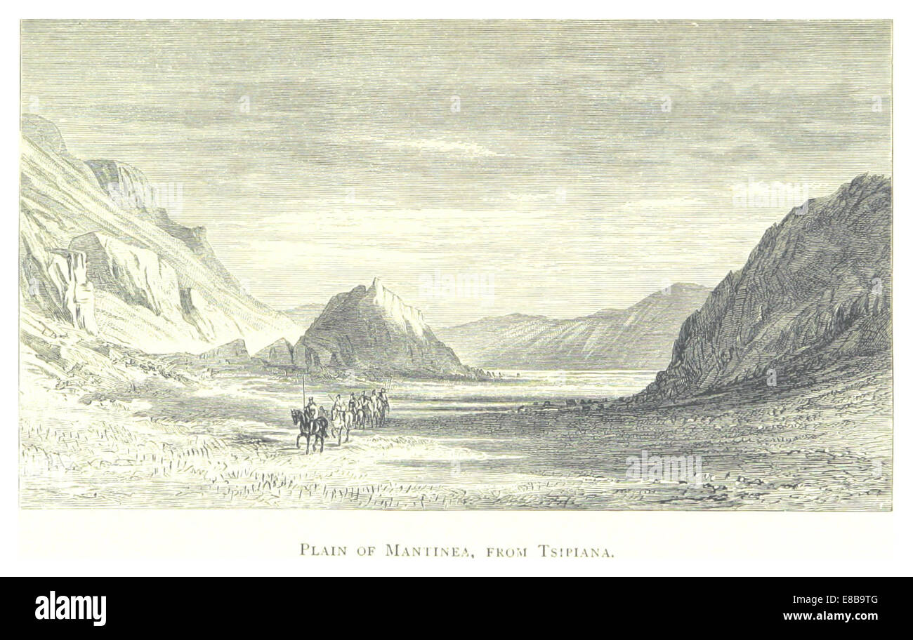 This 1882 illustration by Farrer shows the plains of Mantinea, an ...