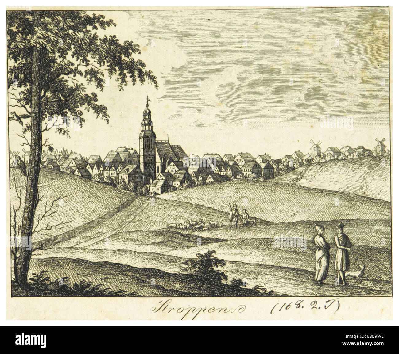 Fischer and Stuckart’s 1812 work features an illustration and map of ...