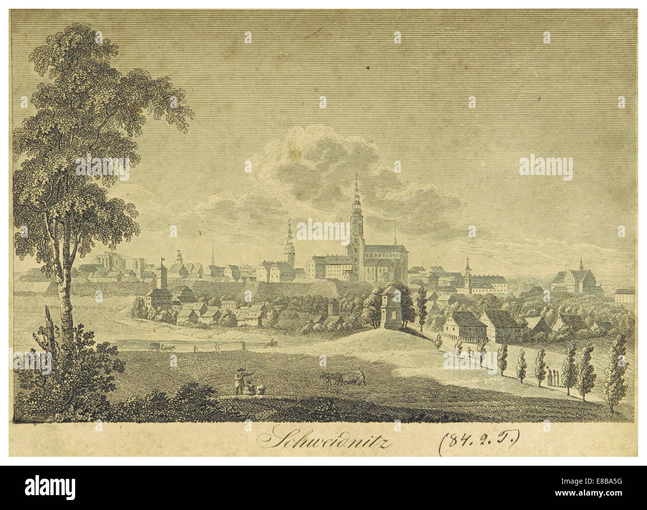 Stuckart 1819 schlesien p068 schweidnitz hi-res stock photography and ...