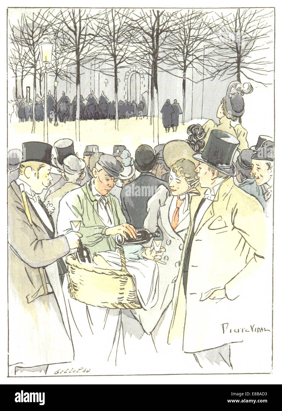 This illustration by Goudeau & Vidal depicts a dramatic scene titled ...