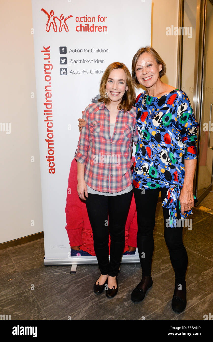 London, UK. 3rd October, 2014. Laura Main and Jenny Agutter both ...