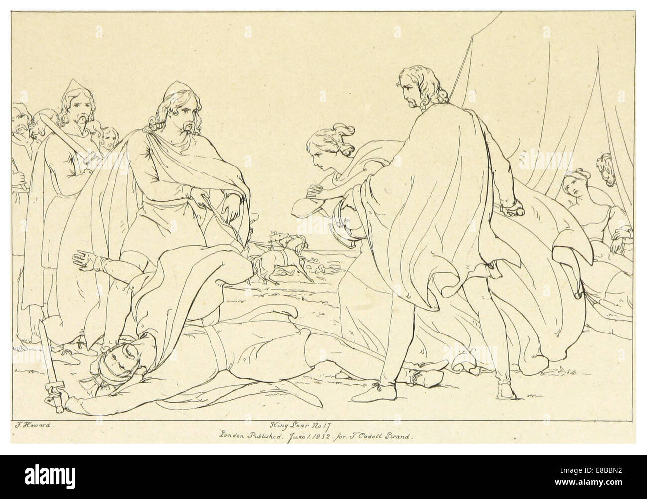 This 1828-33 illustration of Shakespeare's *King Lear* from volume 5 ...