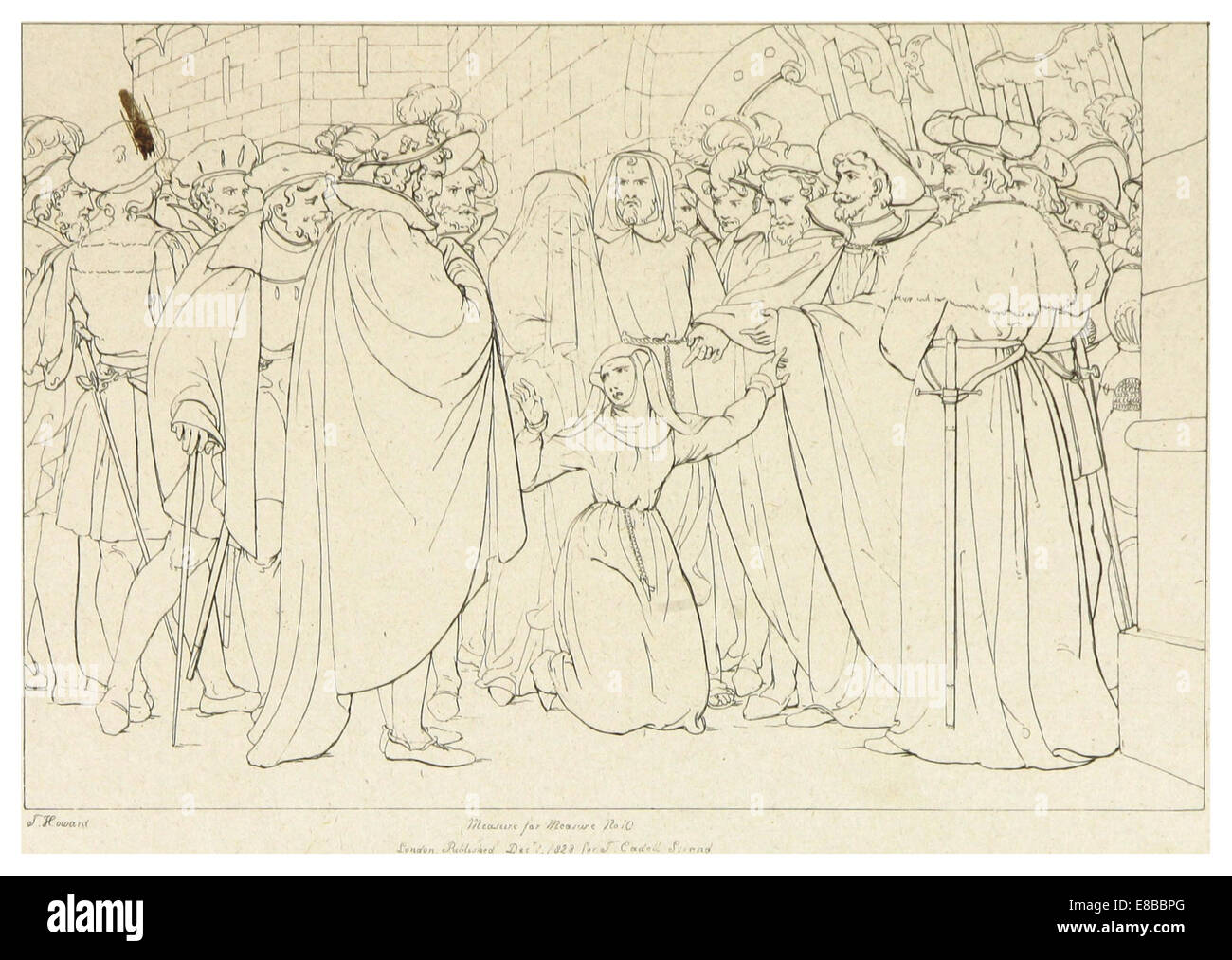 An illustration from Howard's 1828-1833 edition of Shakespeare's ...
