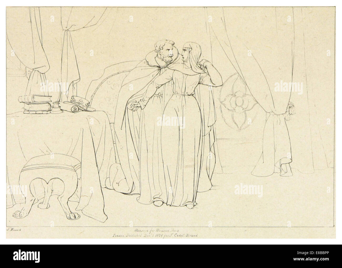 This 1828-1833 illustration from Howard’s *Shakespeare* series depicts ...