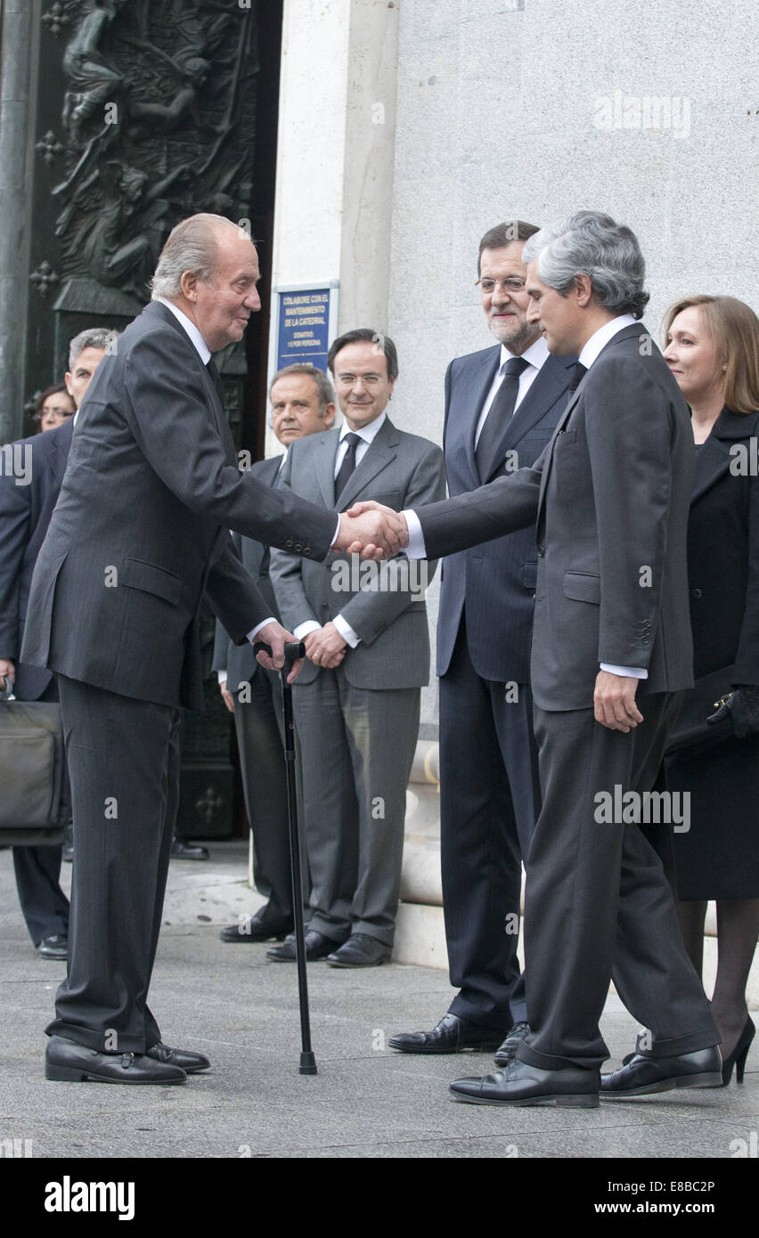 State funeral for former Spanish president Adolfo Suarez held at ...