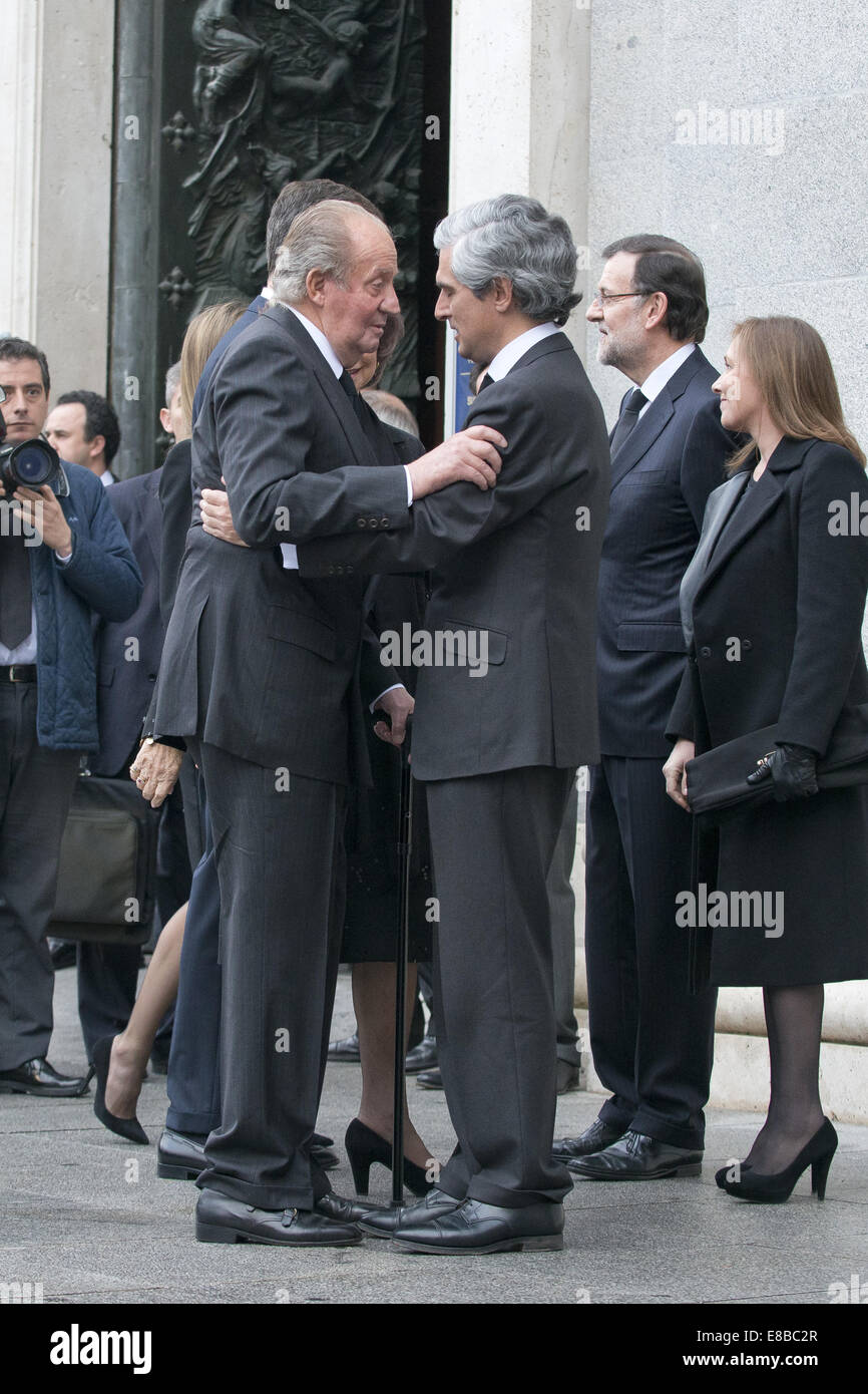 State funeral for former Spanish president Adolfo Suarez held at ...