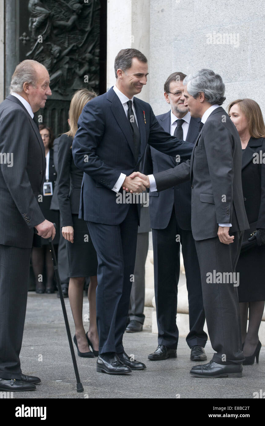 State funeral for former Spanish president Adolfo Suarez held at ...