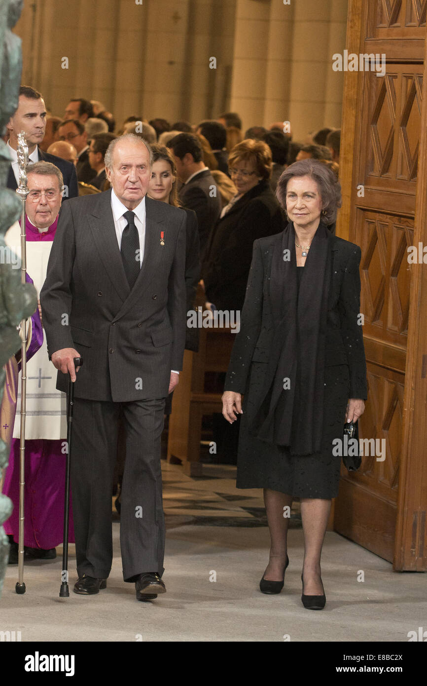 State funeral for former Spanish president Adolfo Suarez held at ...
