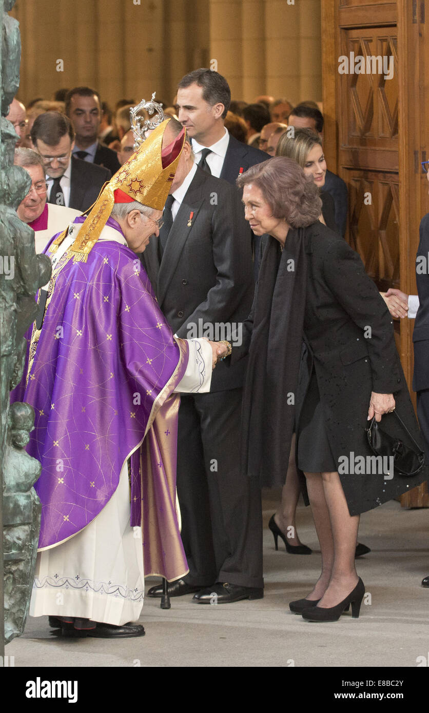 State funeral for former Spanish president Adolfo Suarez held at ...
