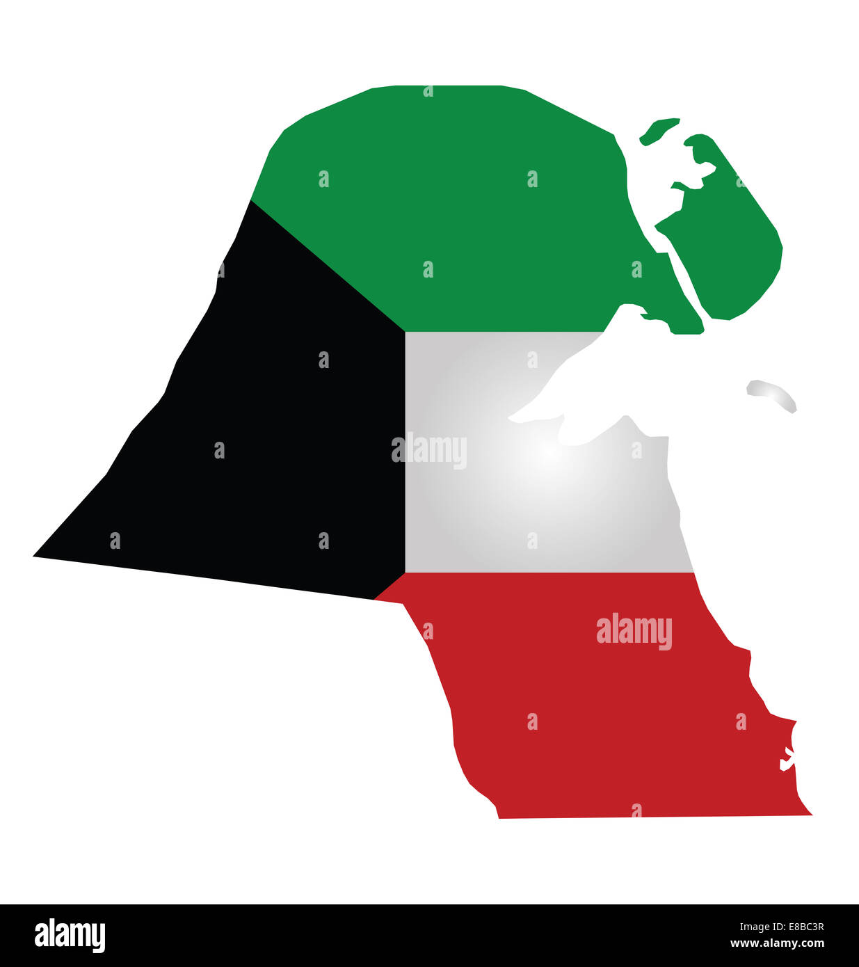 Flag of Kuwait Stock Photo - Alamy