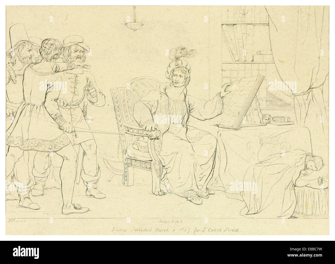 This 1828-33 illustration by Howard depicts a scene from William ...