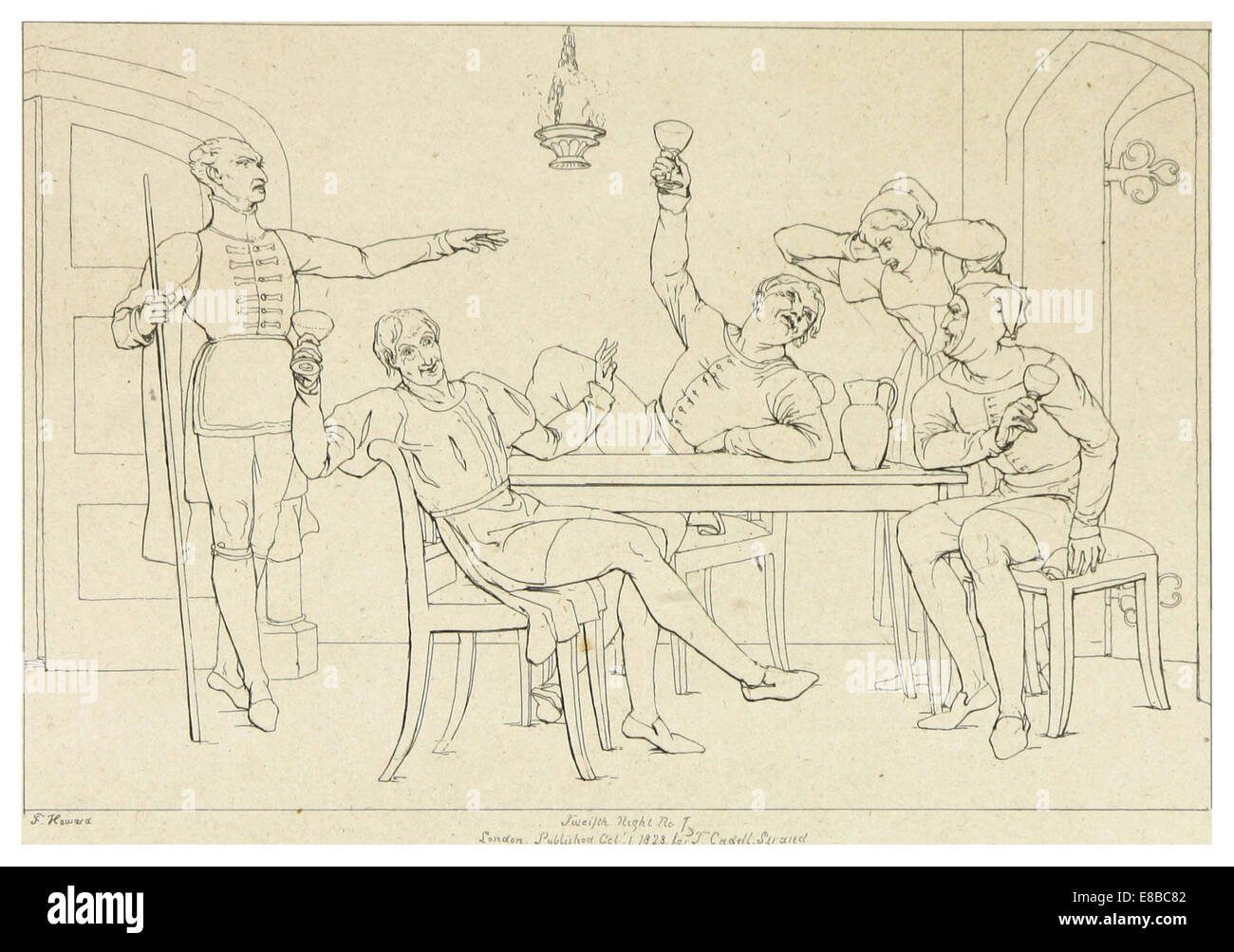 This 1828-33 illustration by Howard depicts a scene from Shakespeare’s ...