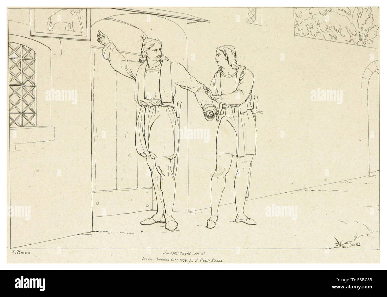 An 1828-33 illustration from Shakespeare's 'The Twelfth Night ...