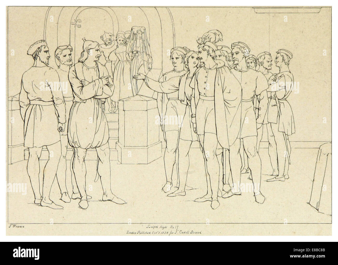 Shakespeare twelfth night illustration hi-res stock photography and ...