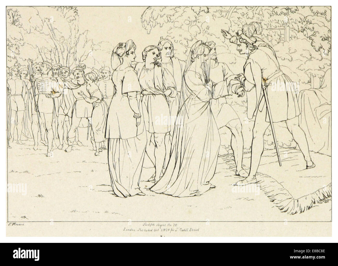 Twelfth night shakespeare illustration hi-res stock photography and ...