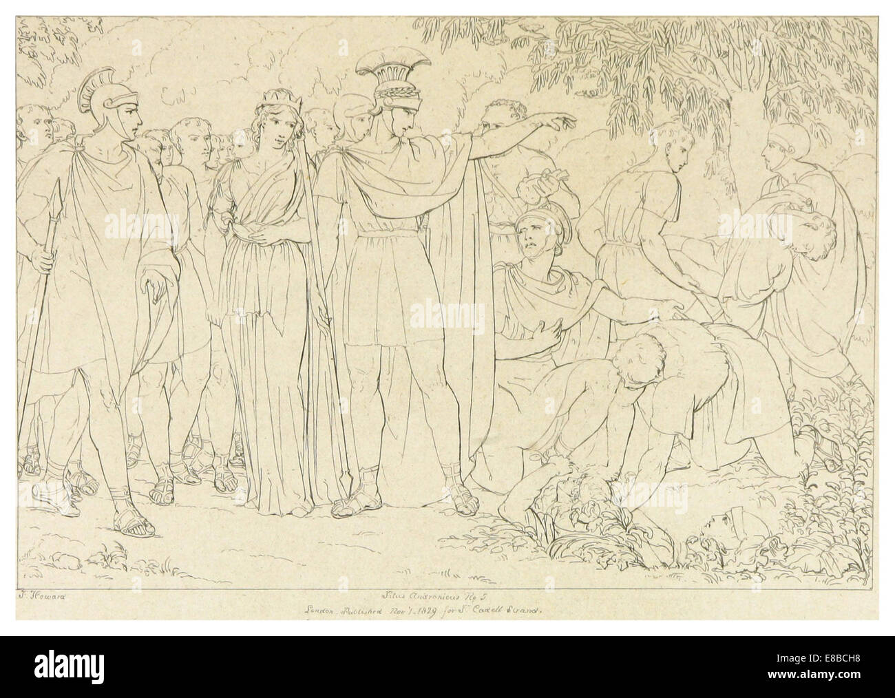 This illustration from Howard’s 1828-33 edition of Shakespeare’s *Titus ...