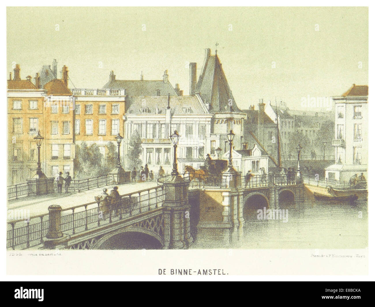 This 1875 map by Kalff provides a detailed view of the Binne-Amstel ...