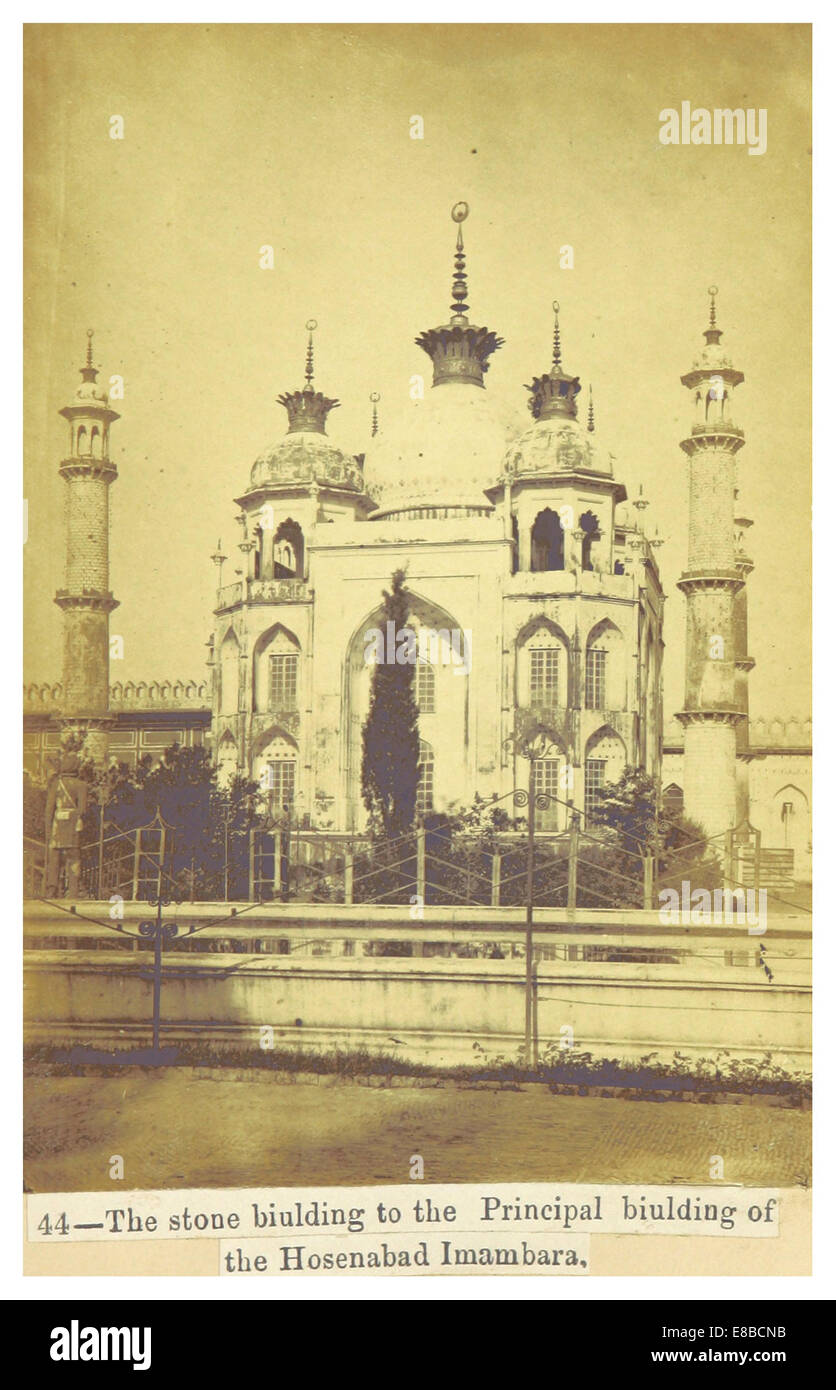 This illustration from the Lucknow Album depicts the stone building ...