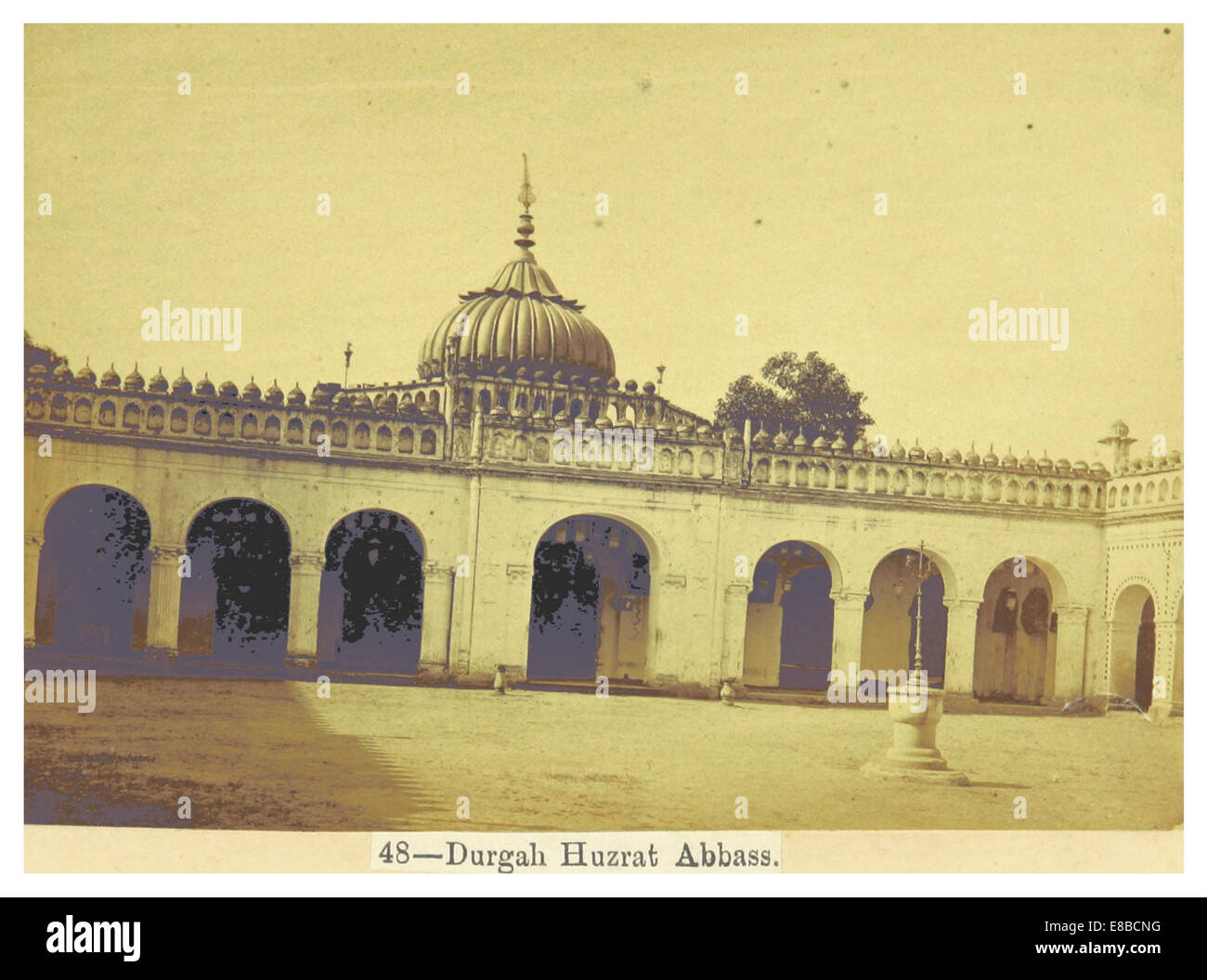 The Lucknow Album (48) features an illustration of Duragh Huzrat Abbass ...