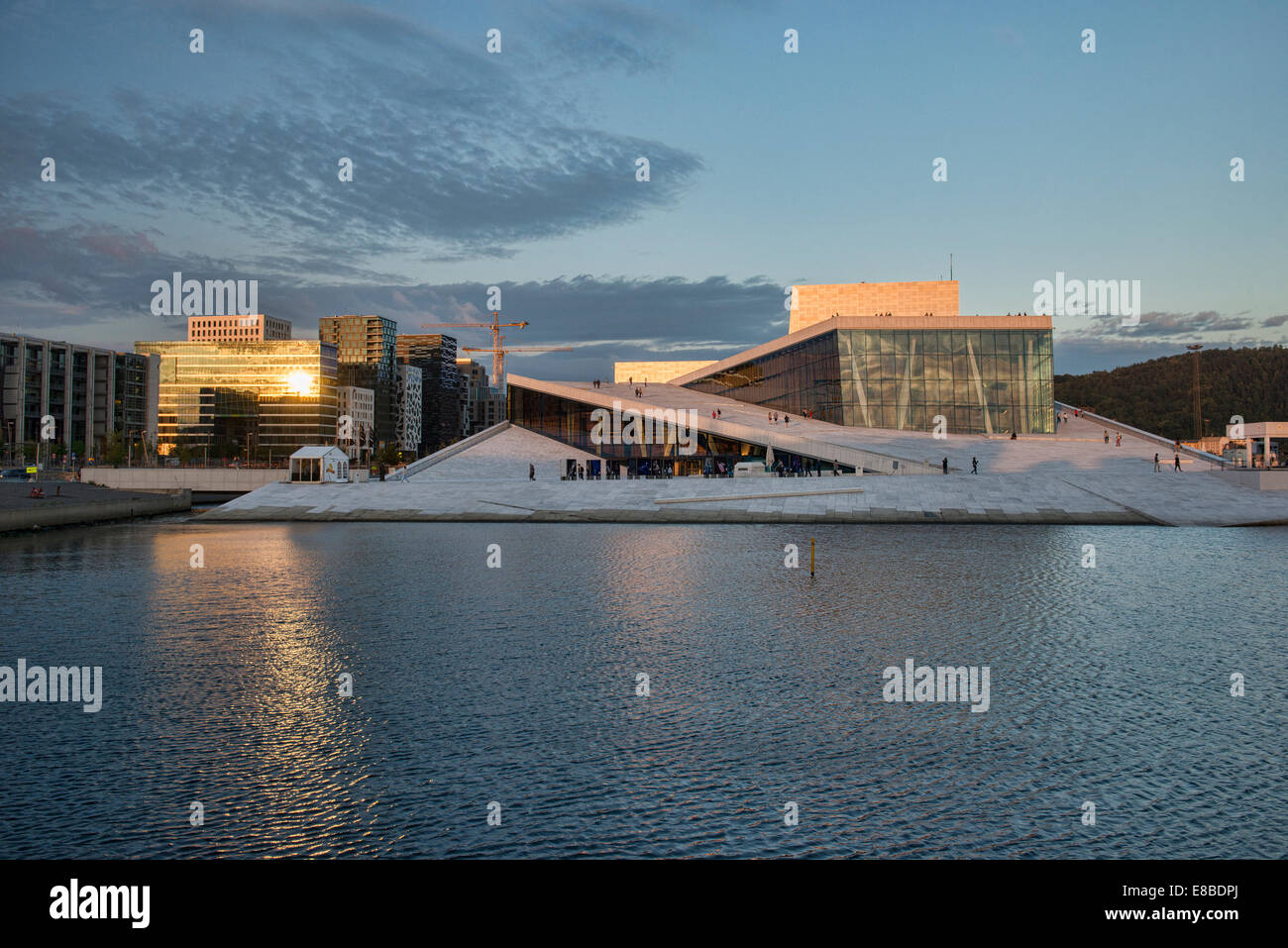 Oslo opera house sunset hi-res stock photography and images - Alamy