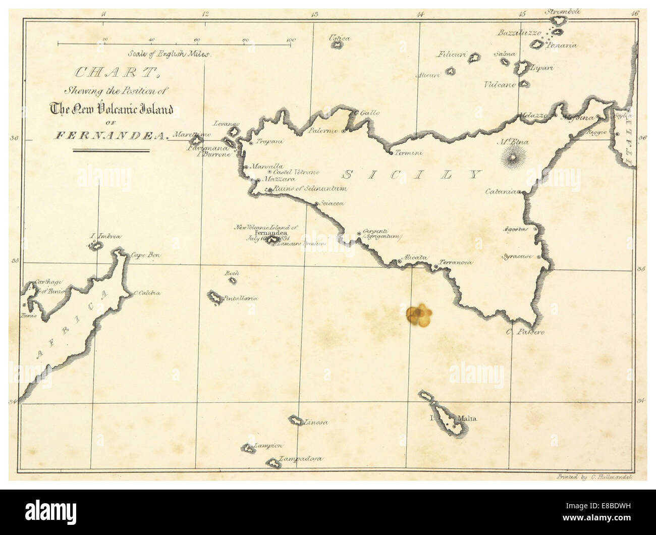 Map shewing position Cut Out Stock Images & Pictures - Alamy