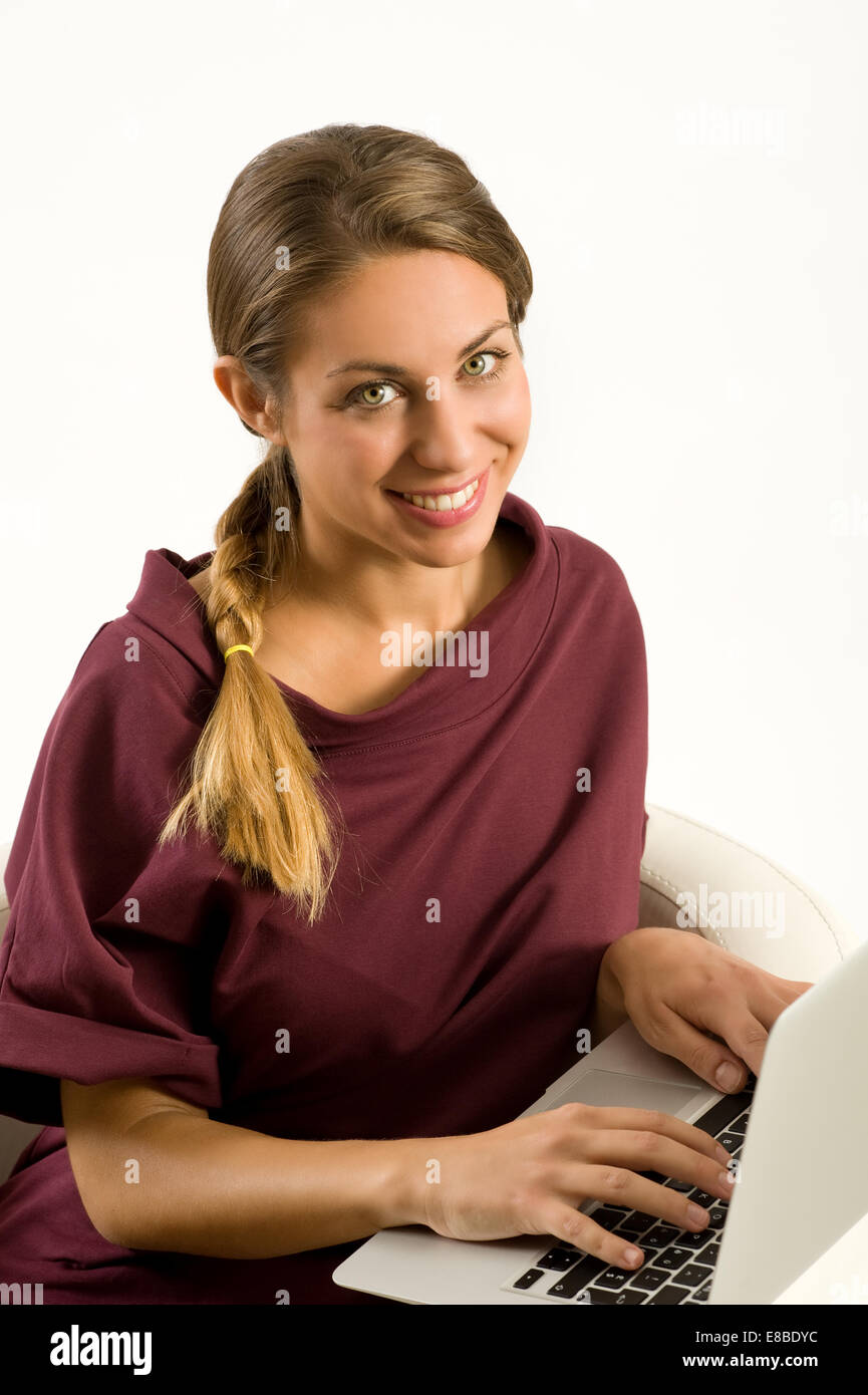 Laptop student hi-res stock photography and images - Alamy