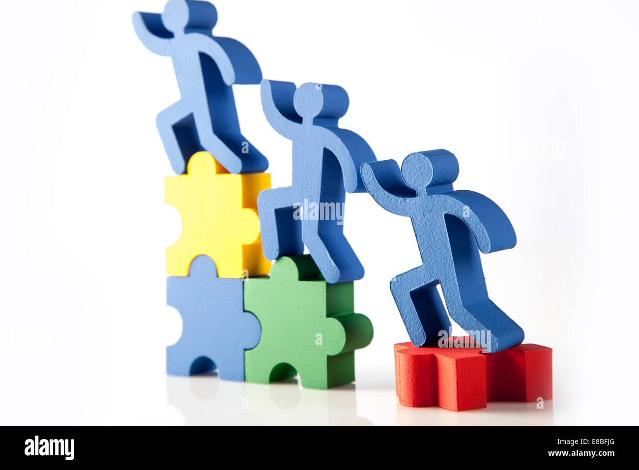 concept of teamwork, people and icons Stock Photo - Alamy