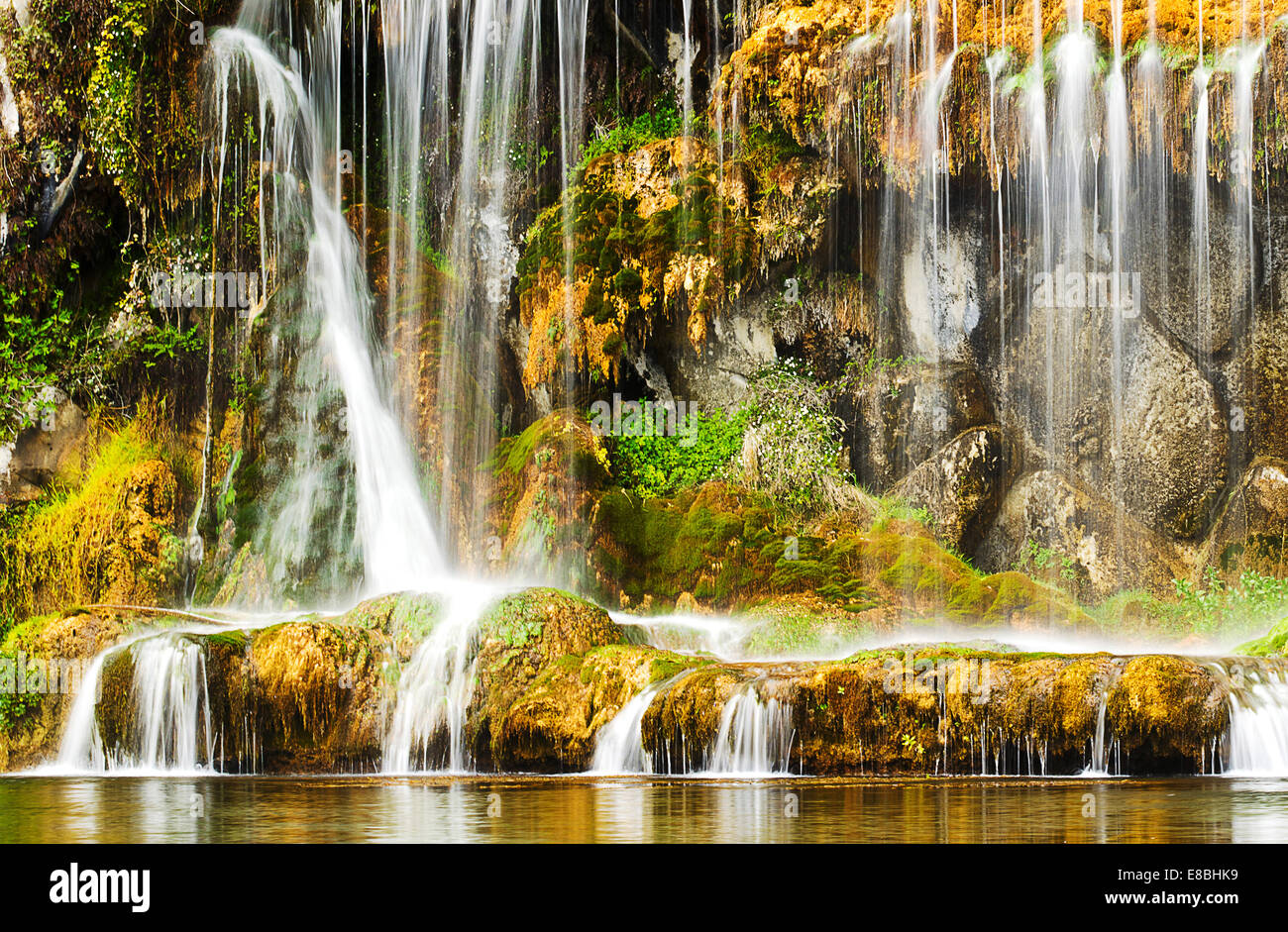 Geyser waterfall hi-res stock photography and images - Alamy