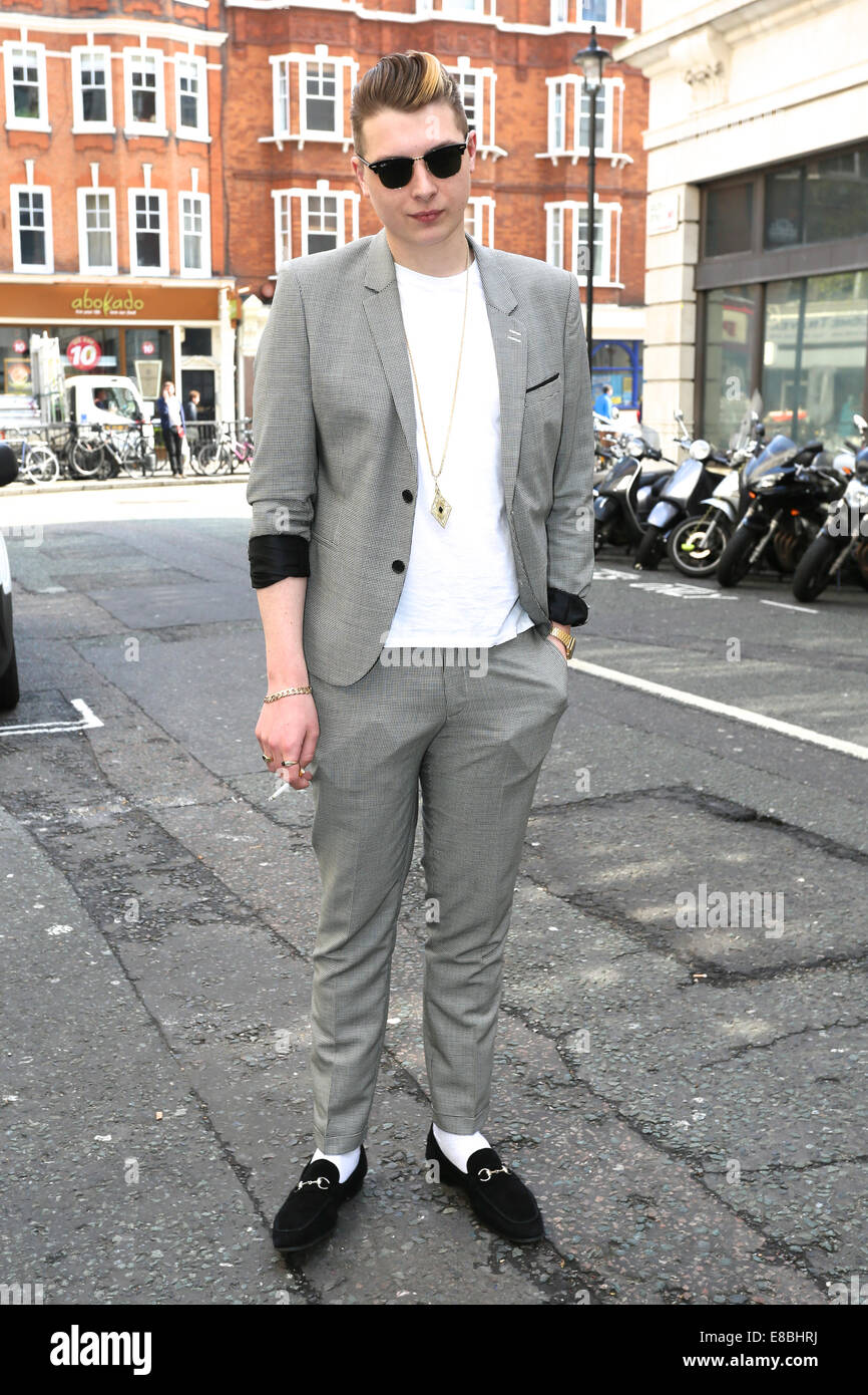 John Newman leaves BBC Radio two Featuring: John Newman outside BBC ...