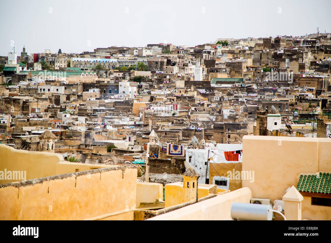 Morocco fes old town overview hi-res stock photography and images - Alamy