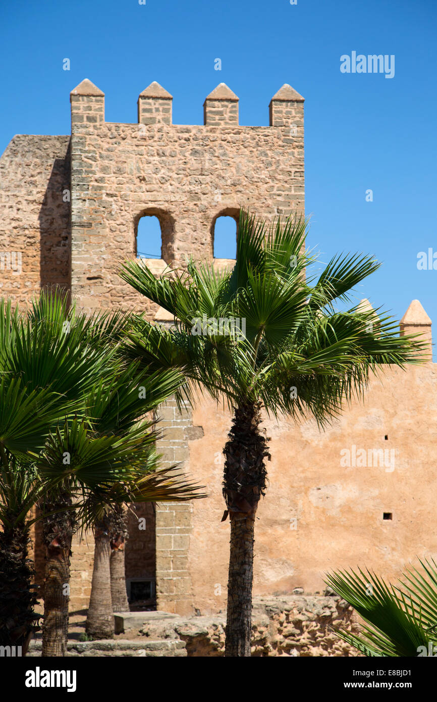 Old city walls in Rabat, Morocco Stock Photo - Alamy