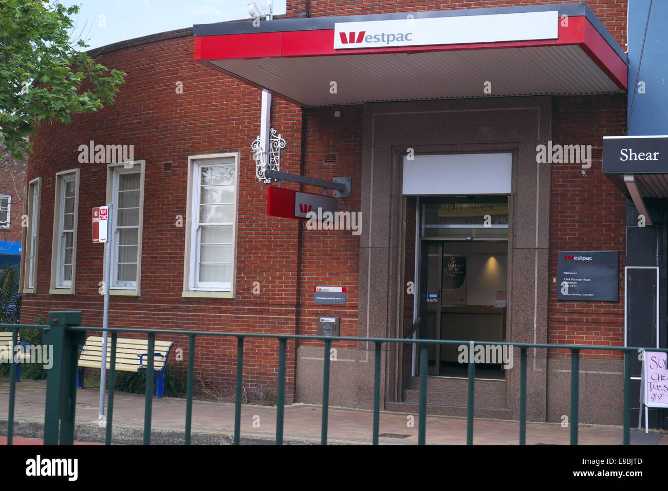 Branch of australia's Westpac bank in narrabeen on sydney's northern ...