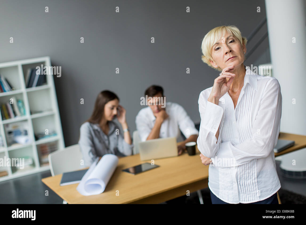 Beautiful woman boss in business hi-res stock photography and images ...