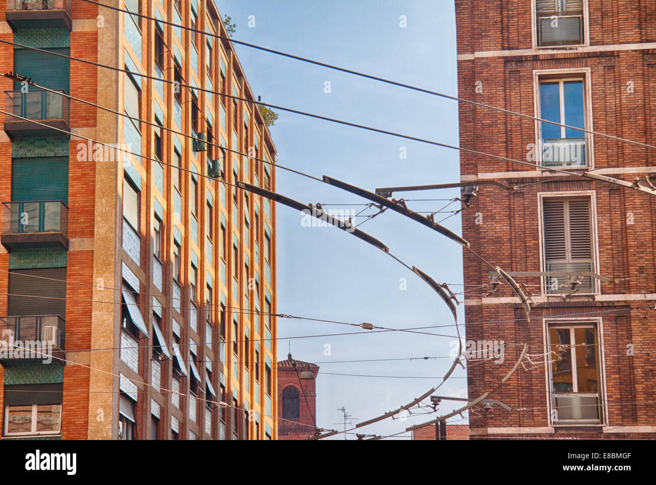 cables of the tram Stock Photo - Alamy