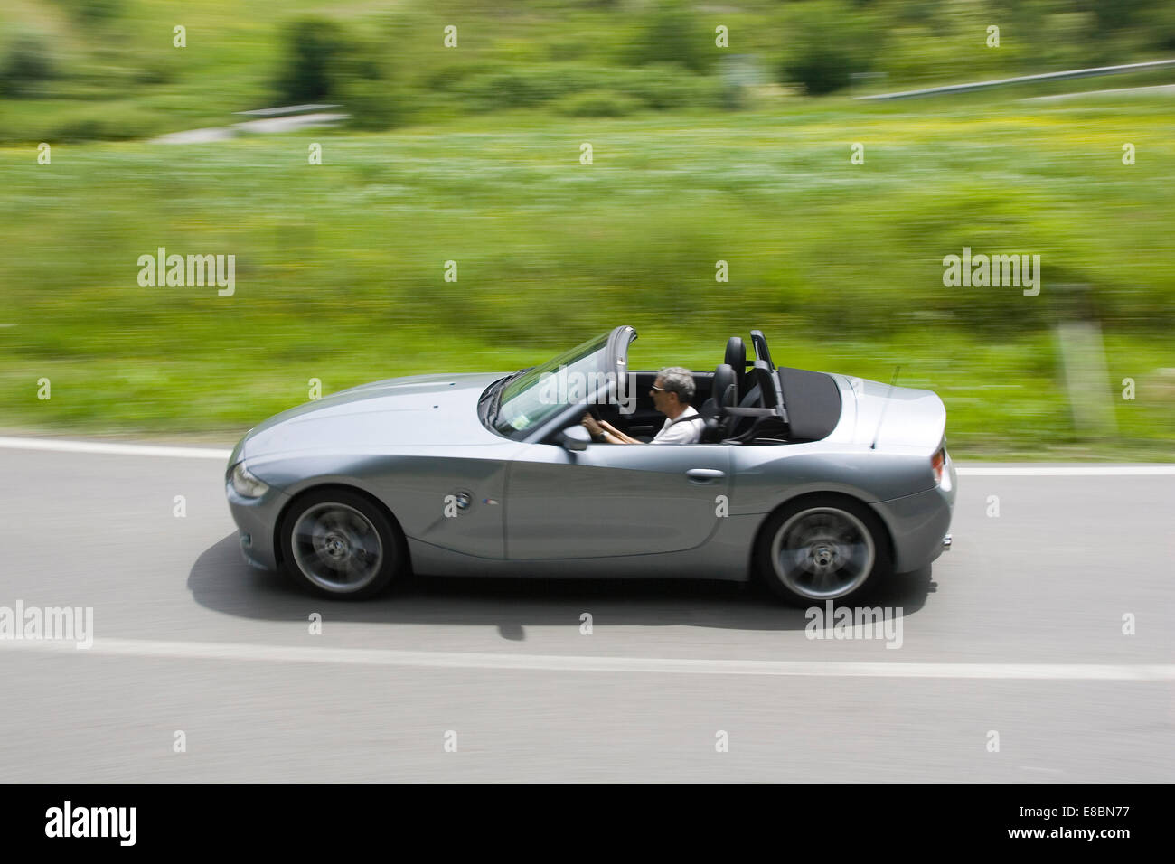 europe, italy, tuscany, siena province, bmw spider car Stock Photo - Alamy