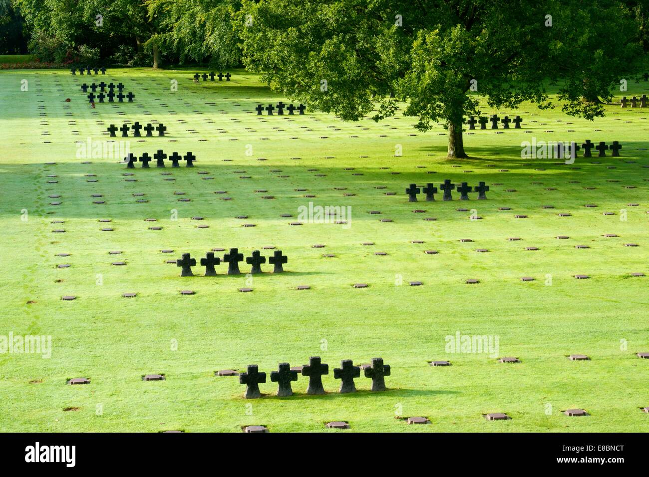 German Military Cemetery at La Cambe, Normandy, France Stock Photo - Alamy