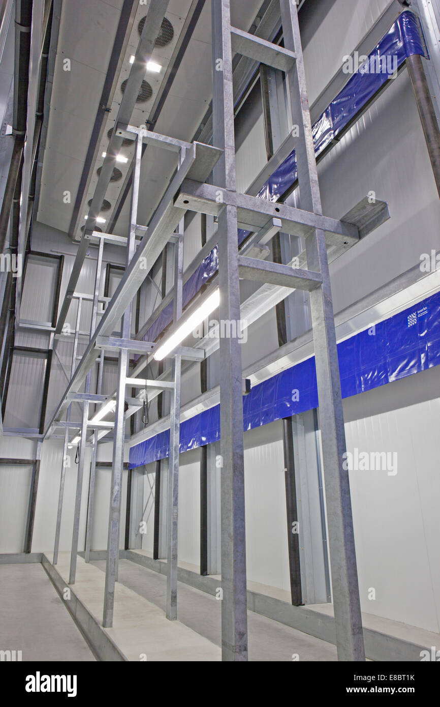 Dolefresh banana ripening rooms or chambers. Ethylene gas is used for ...