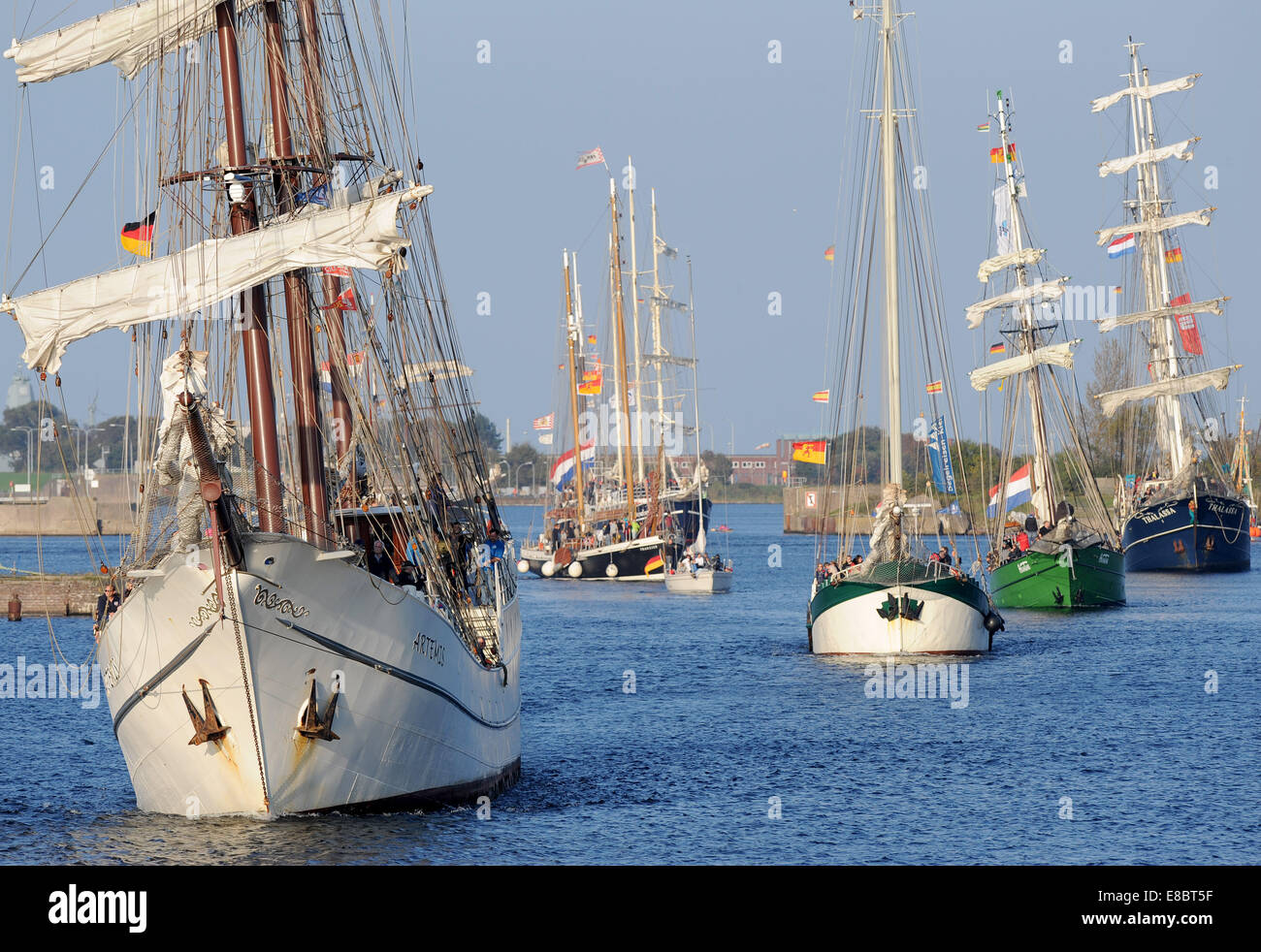 Wilhelmshaven, Germany. 04th Oct, 2014. The traditional tall ships ...
