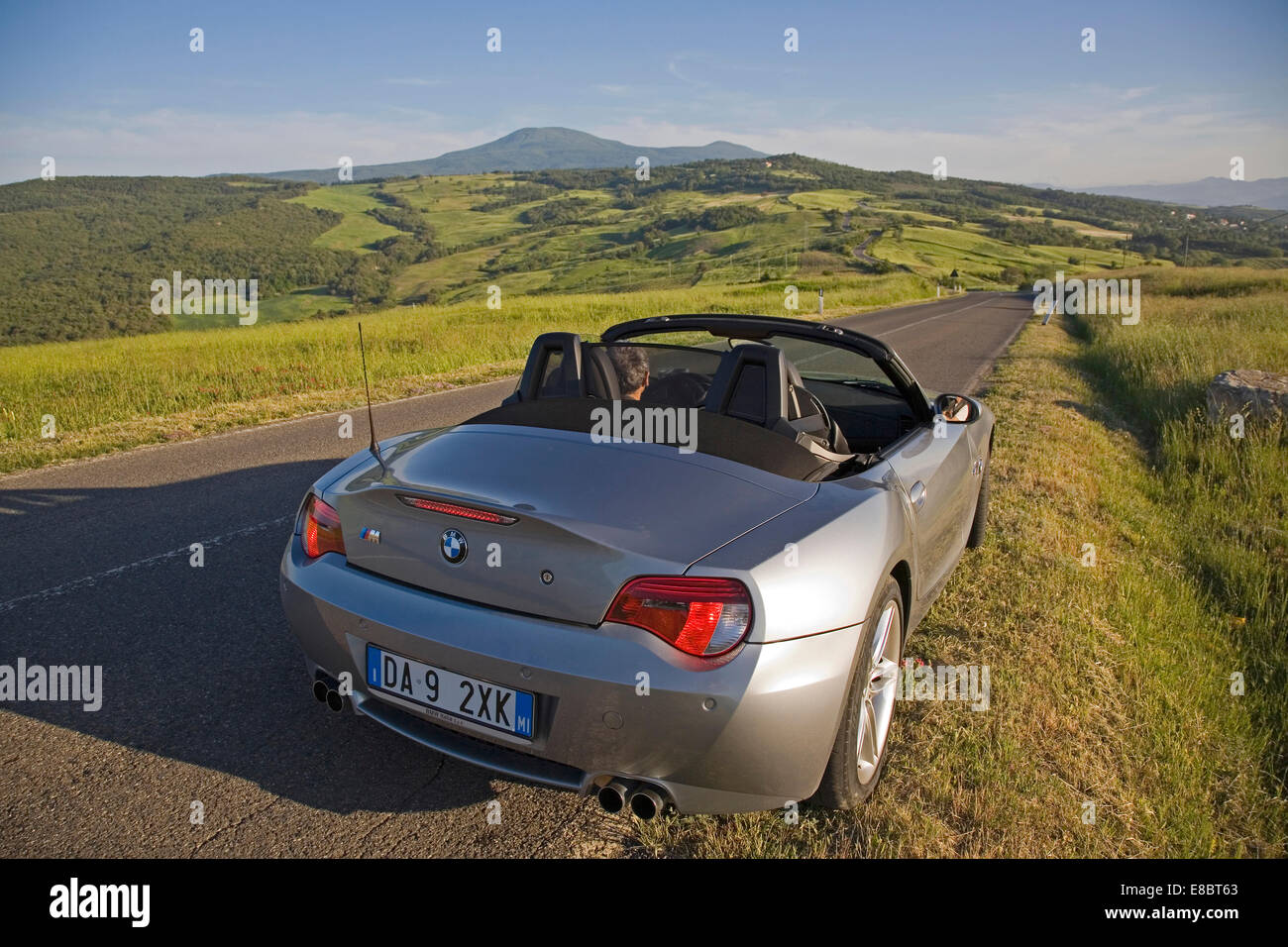 europe, italy, tuscany, siena province, bmw spider car Stock Photo - Alamy