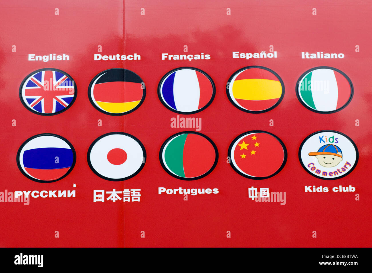 Symbolizing different languages hi-res stock photography and images - Alamy