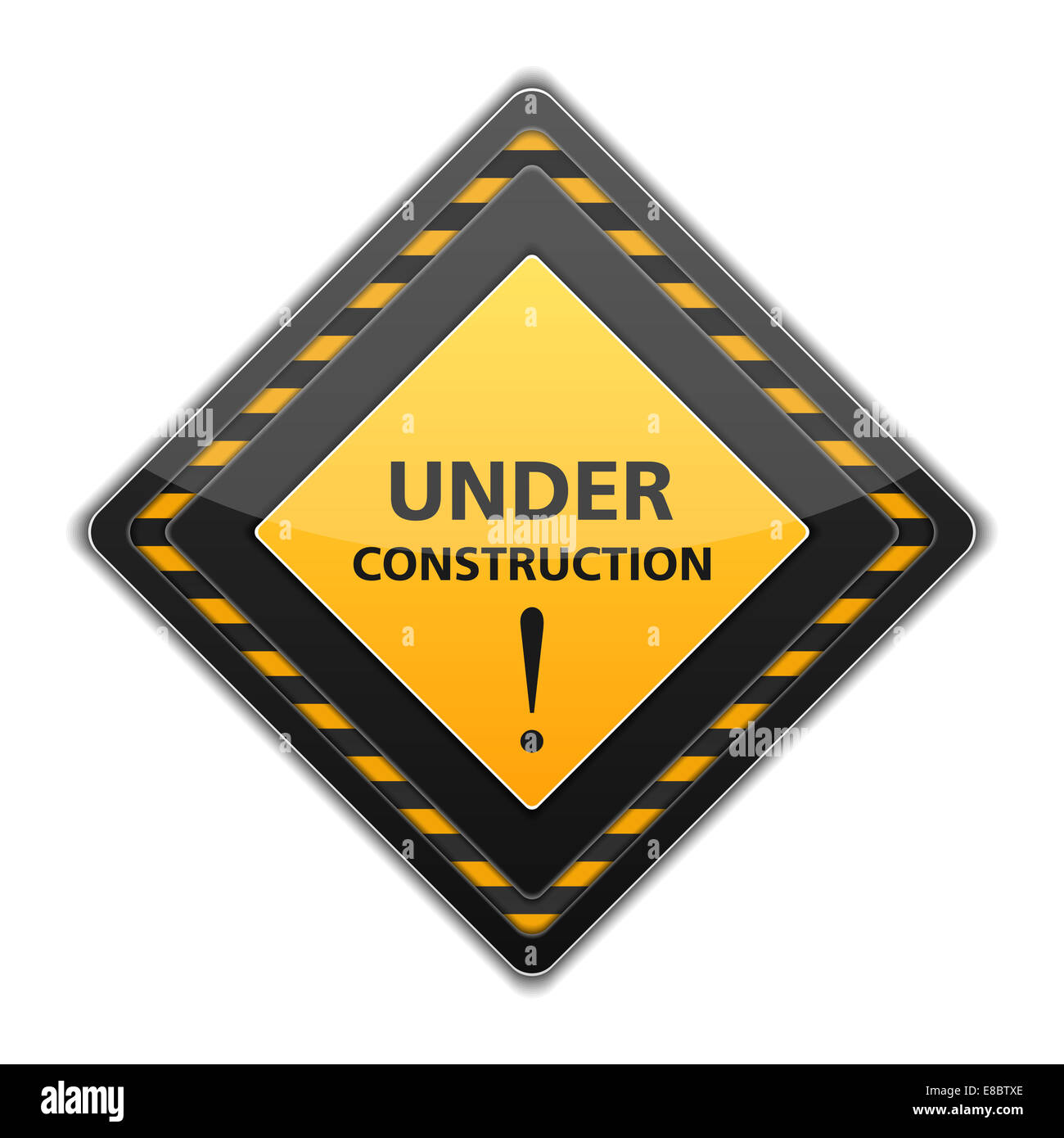 Under Construction Sign Stock Photo - Alamy