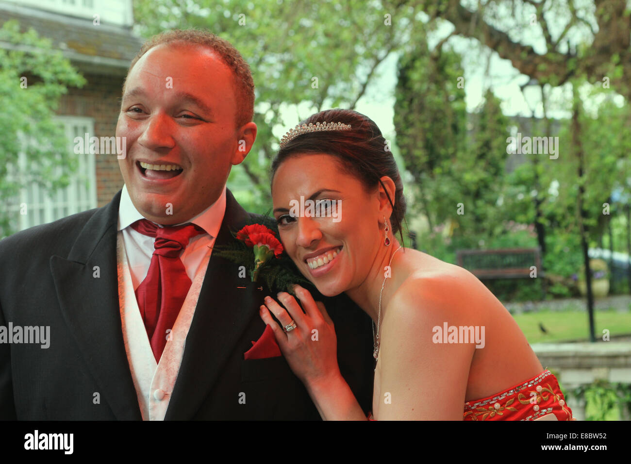 Young couple getting married hi-res stock photography and images - Alamy
