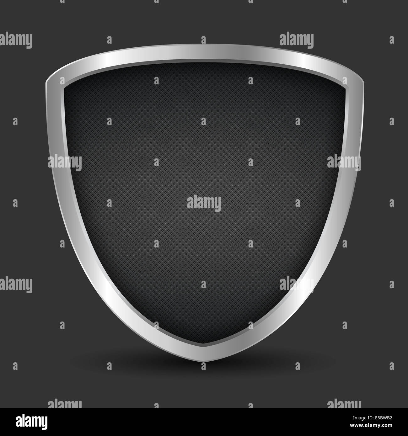 Shield with black background hi-res stock photography and images - Alamy