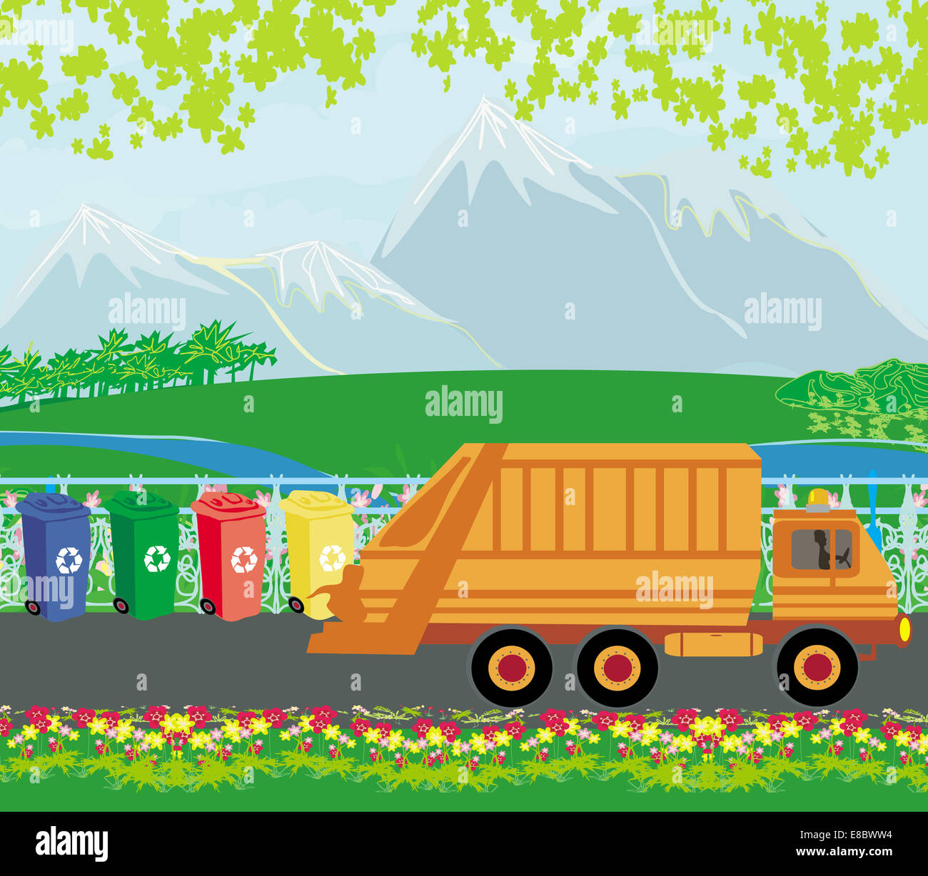 Segregation garbage truck hi-res stock photography and images - Alamy