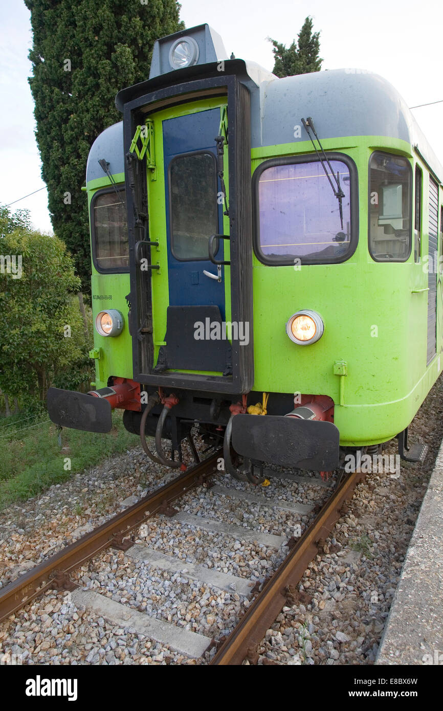 europe, italy, tuscany, monte amiata railway station, nature train ...